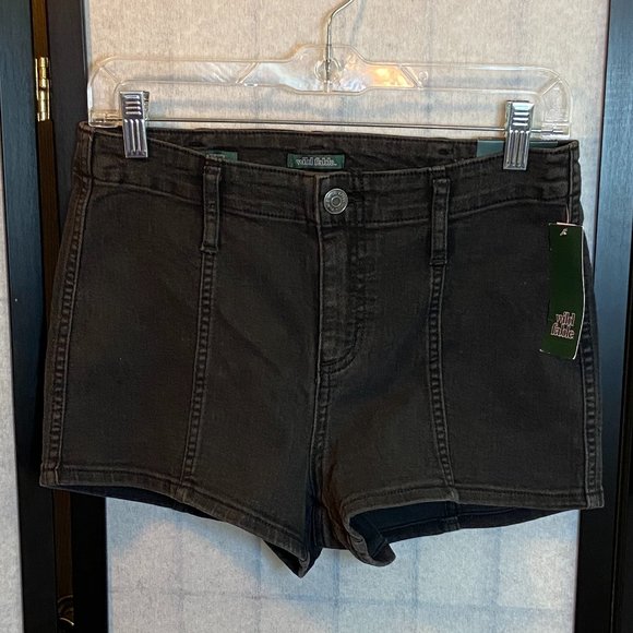 wild fable | Shorts | Wild Fable Super High Rise Seamed Jean Shortie ...